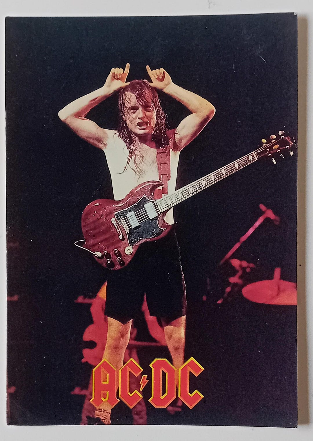 AC/DC Original Vintage 1989 Postcard - Etsy