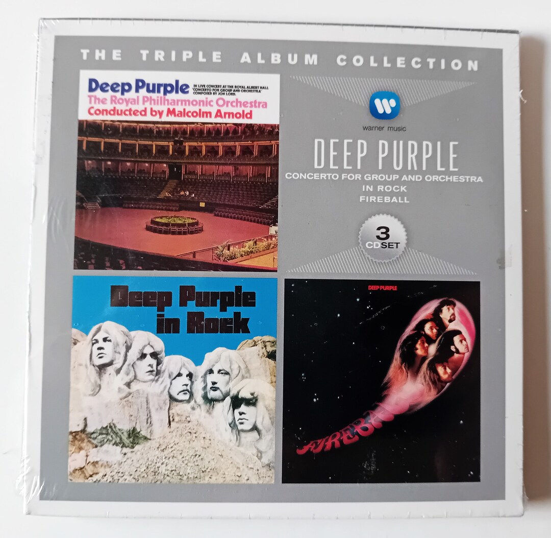 Deep Purple the Triple Album Collection 3CD Box Set 2014 Brand New Sealed - Etsy