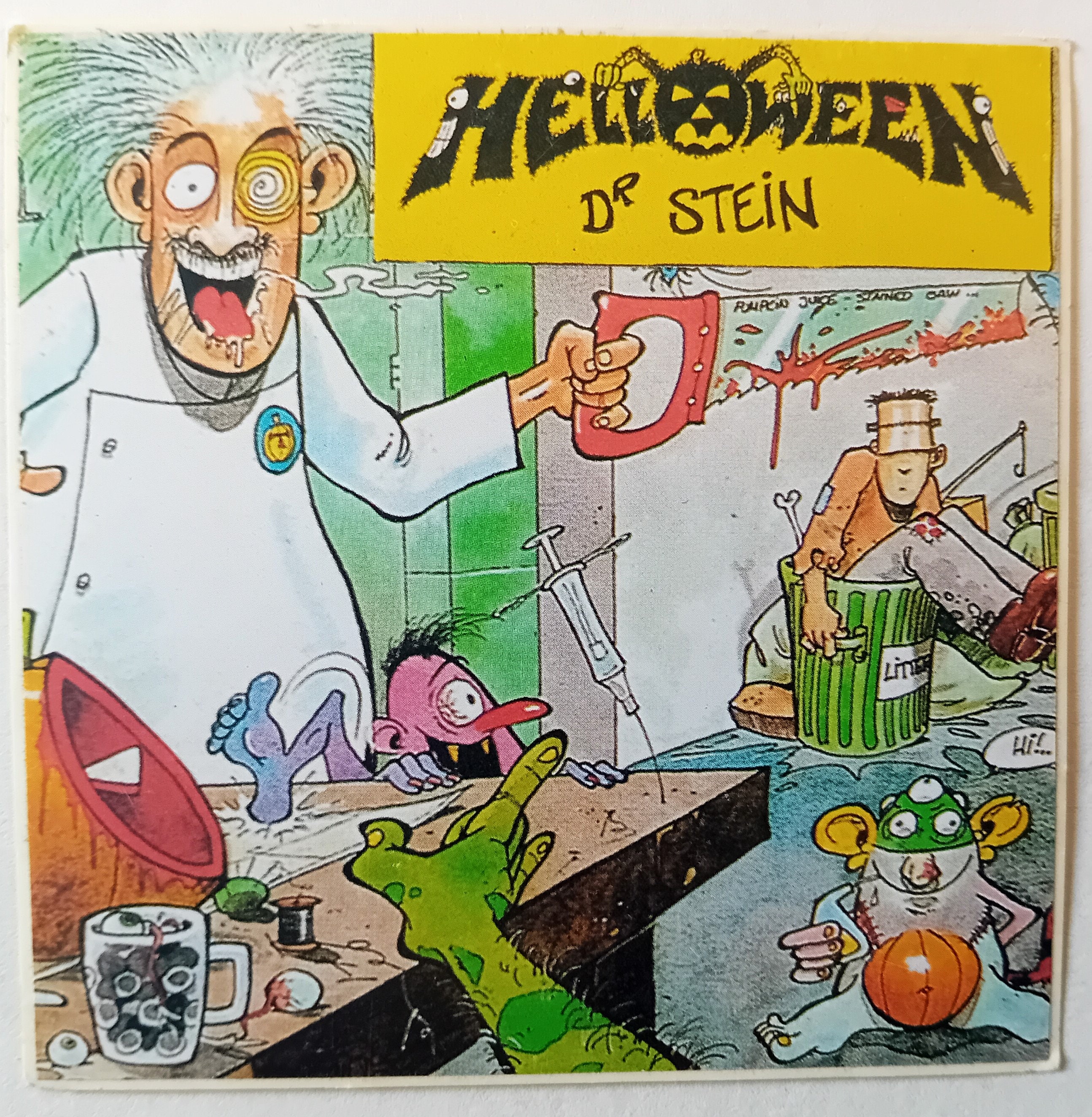Helloween Dr Stein 1980's Vintage Sticker - Etsy
