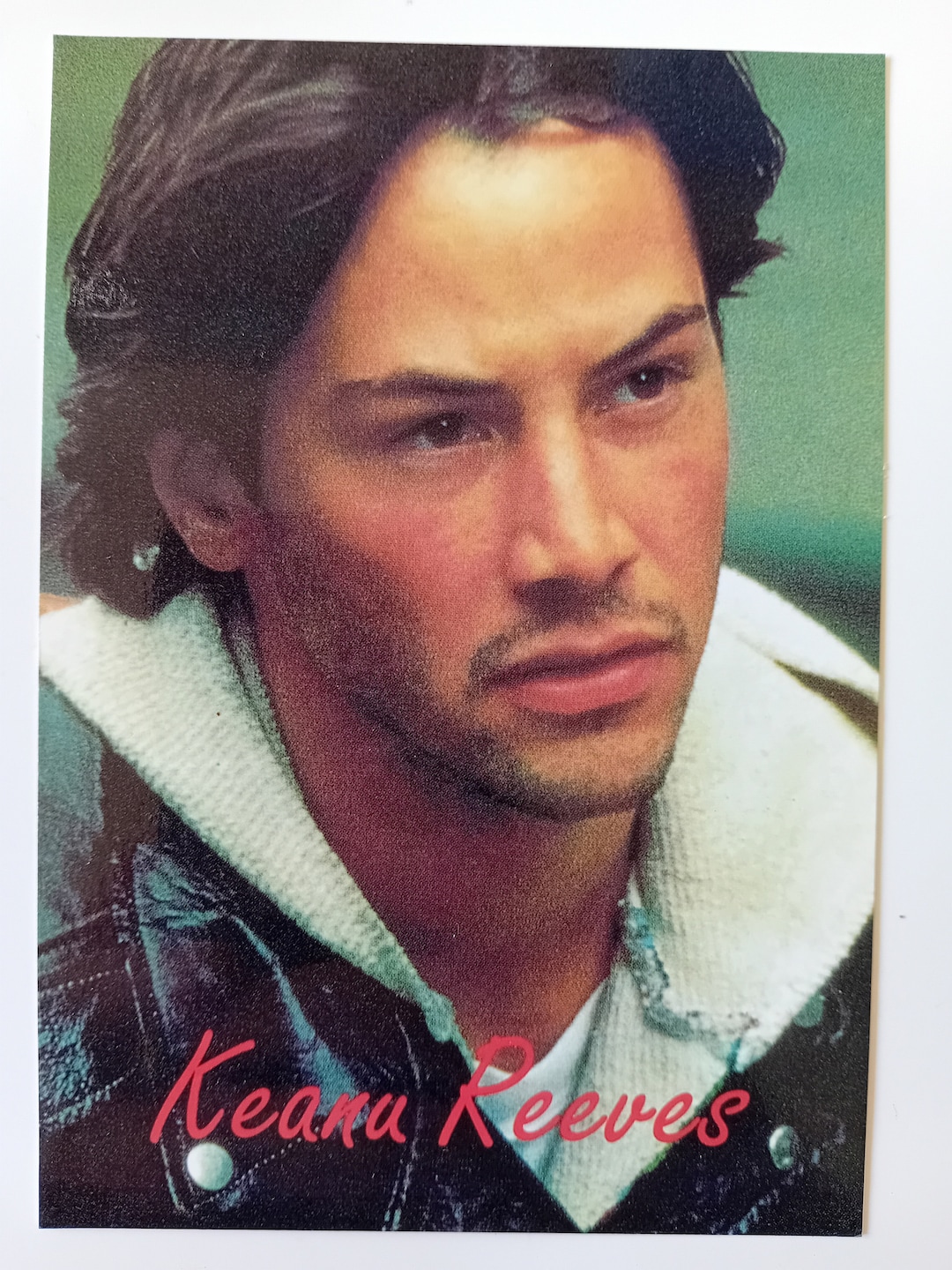 Keanu Reeves Original 1990's Postcard - Etsy