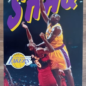 Shaquille O'neal LA Lakers Original 1997 Poster - Etsy
