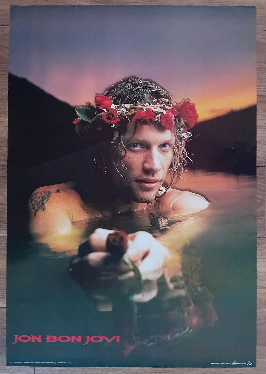 Jon Bon Jovi Photo by Mark Selliger Original Large 1996 Poster - Etsy