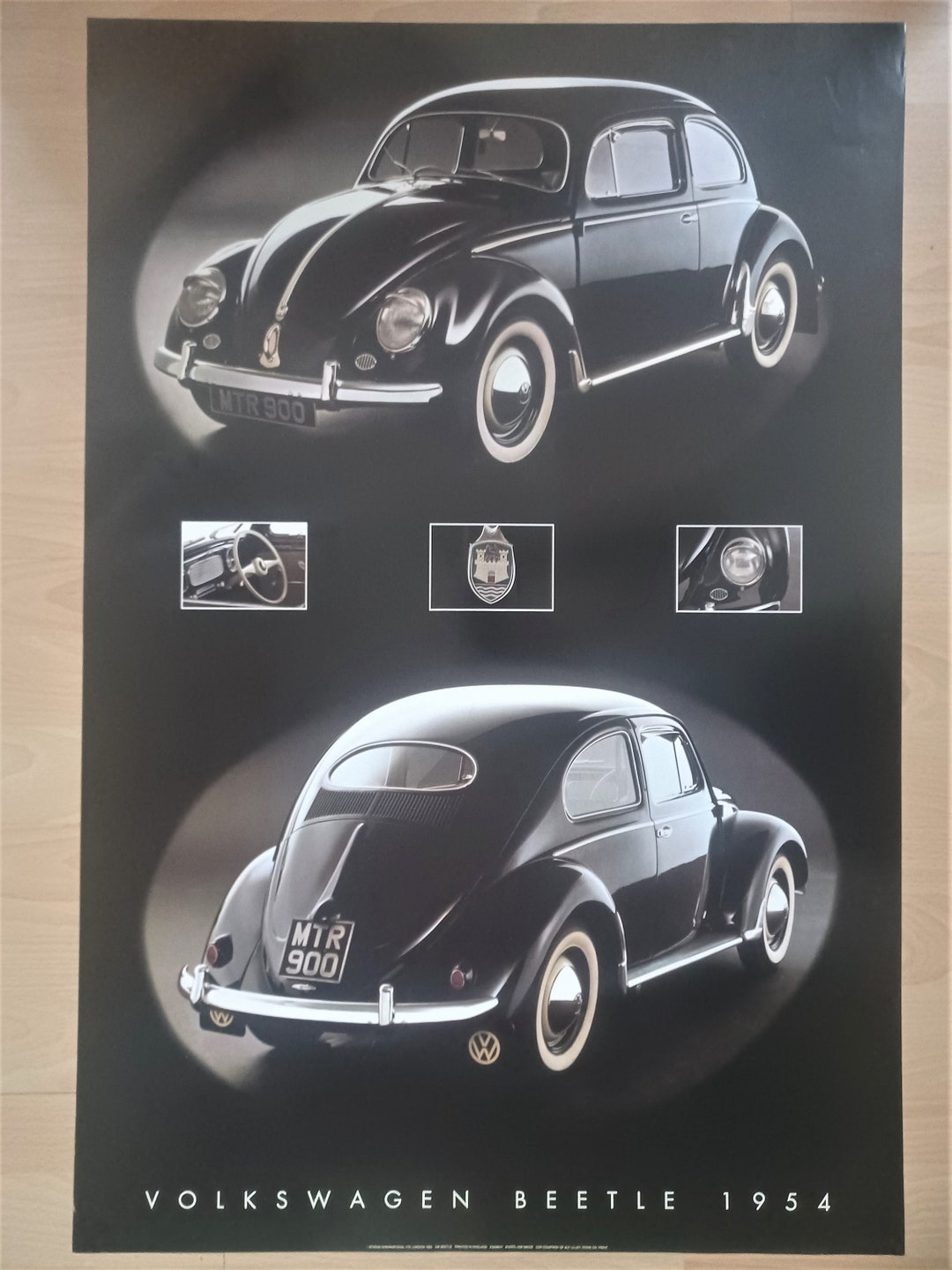 Volkswagen Beetle 1954 Original 1993 Athena Poster - Etsy UK