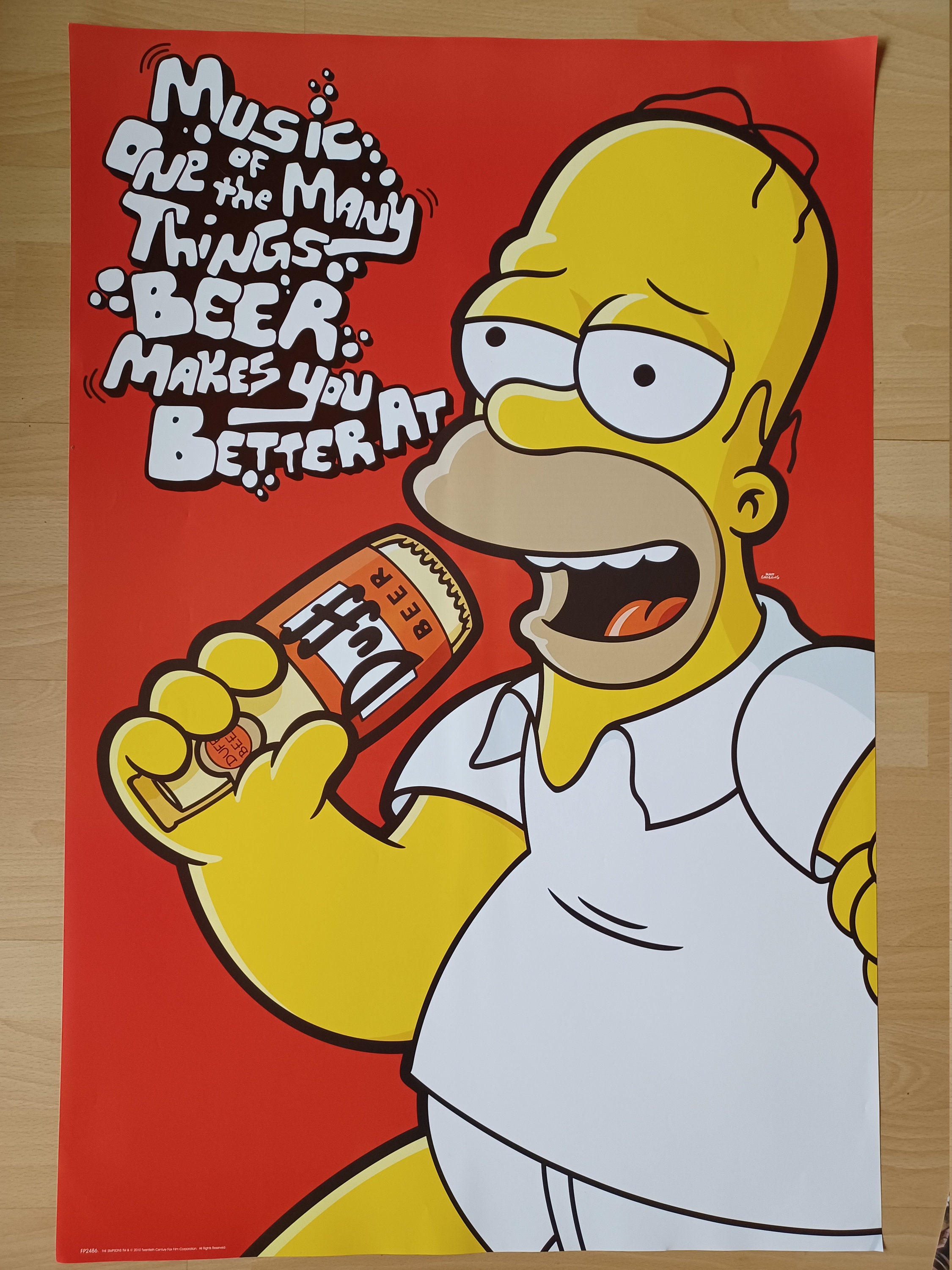 The Simpsons Authentic Licensed 2010 Poster - Etsy