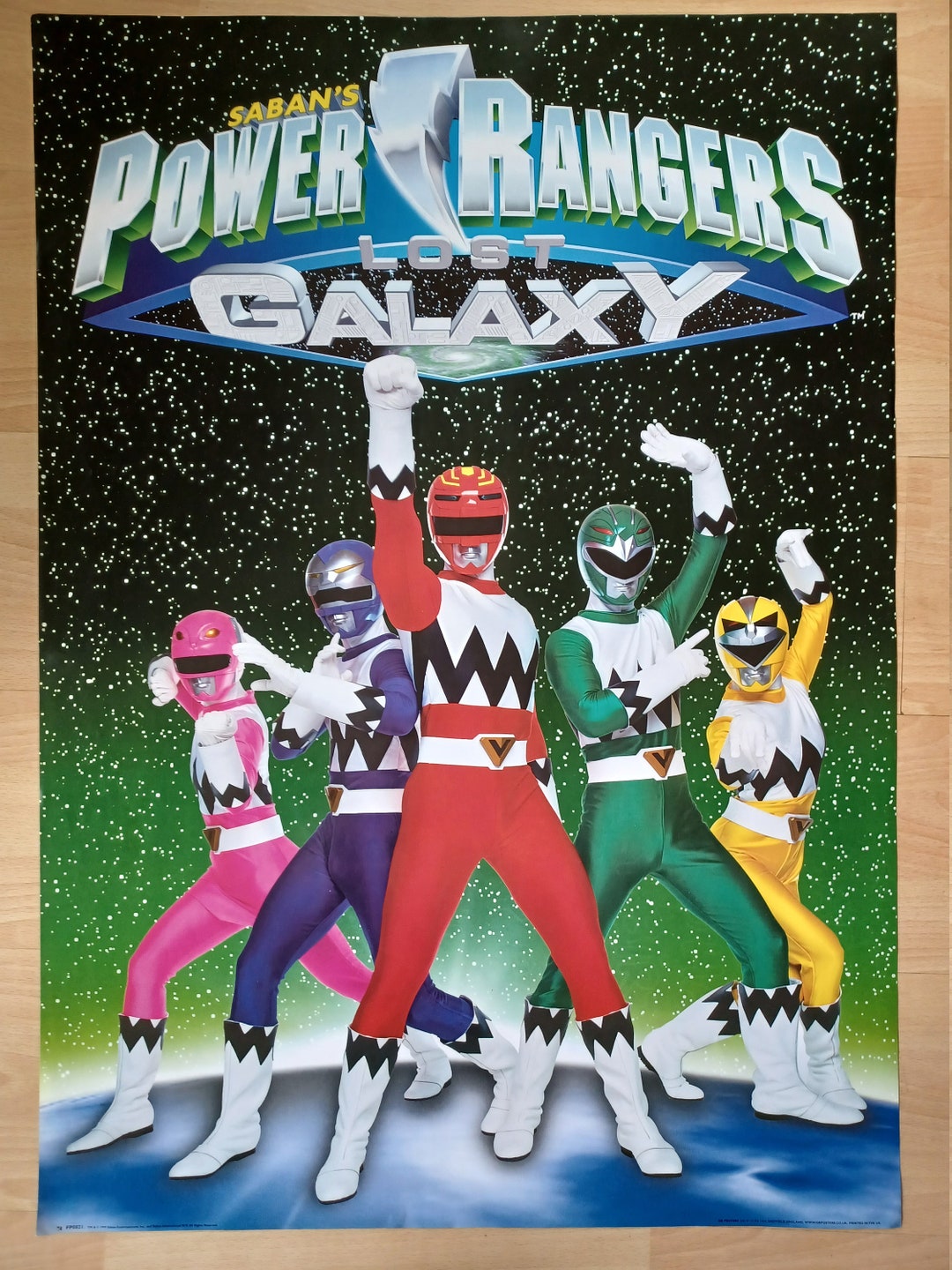 Power Rangers Lost Galaxy Authentic Licensed 1999 Poster - Etsy