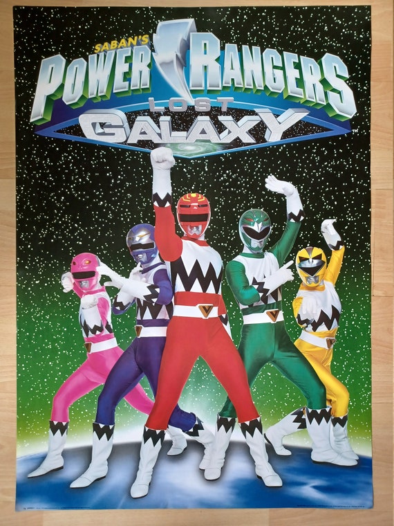 Power Rangers Lost Galaxy Authentic Licensed 1999 Poster - Etsy