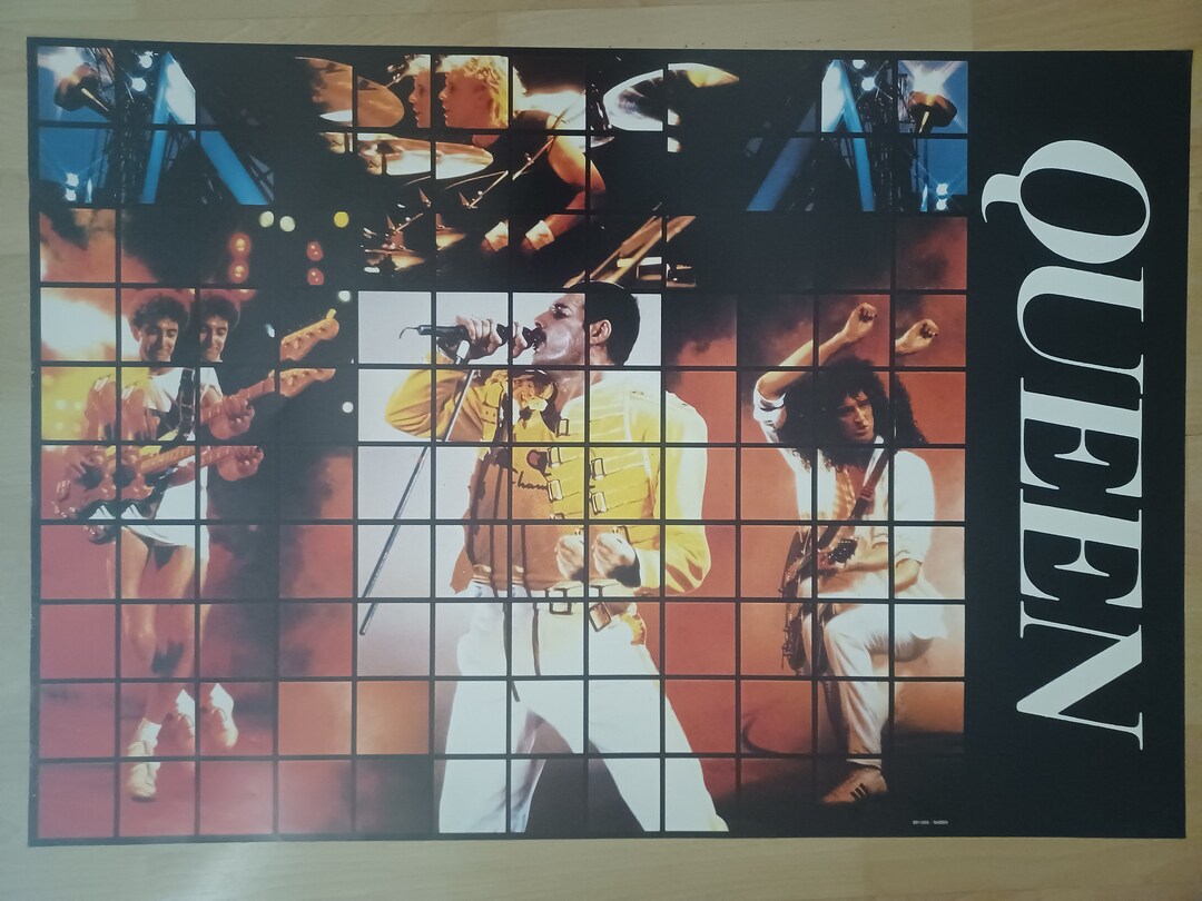 Queen Original 1980's Vintage Poster - Etsy