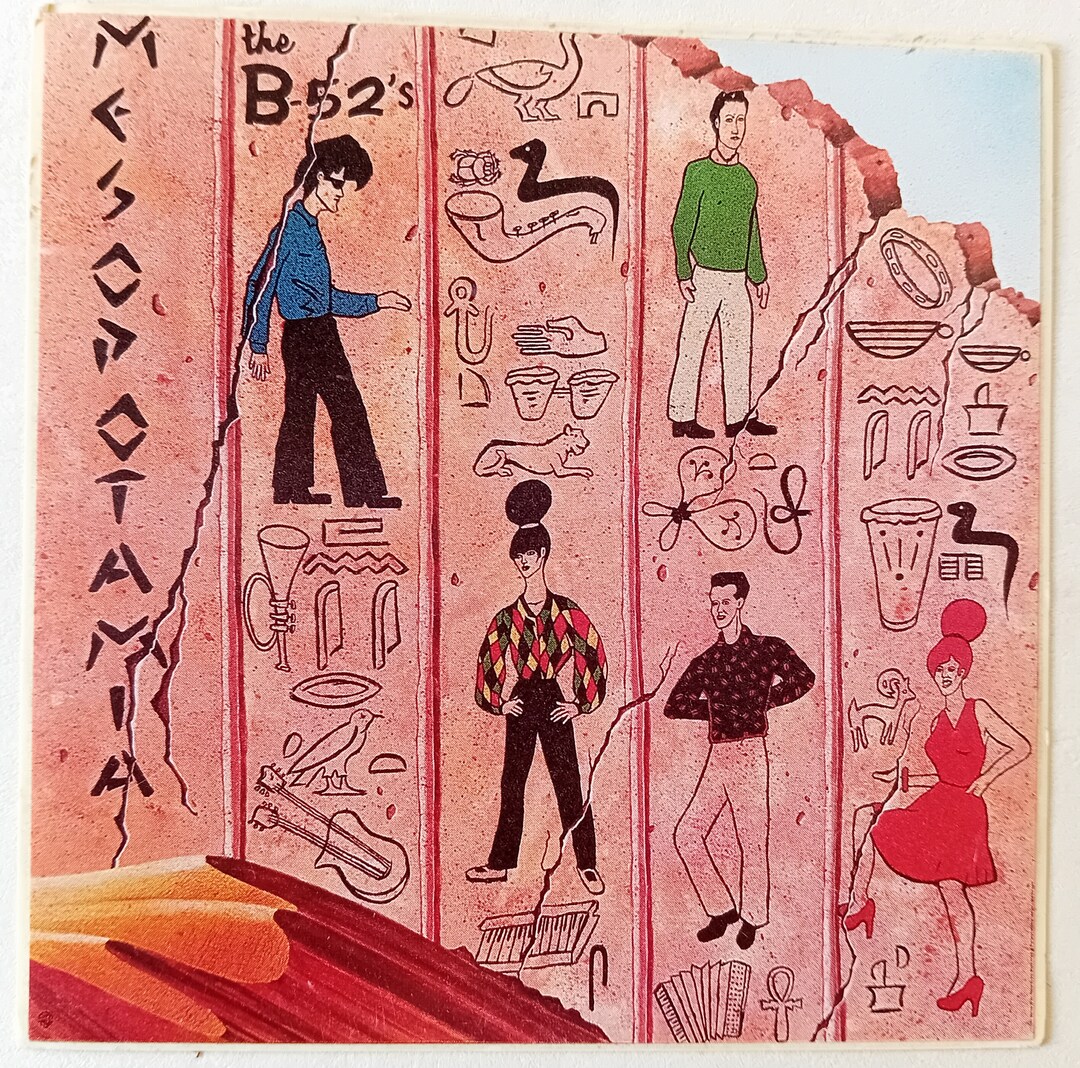 B-52's Mesopotamia 1980's Vintage Sticker - Etsy