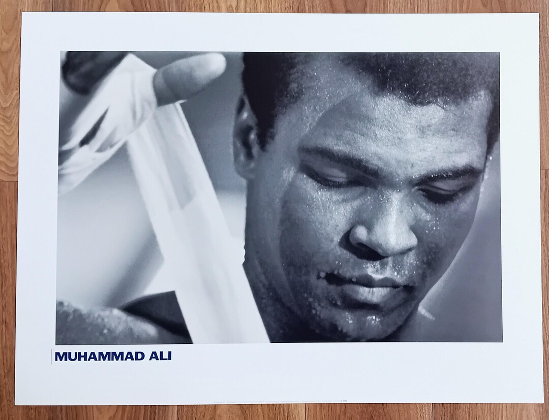 Muhammad Ali Original 1990's Large Poster Print - Etsy