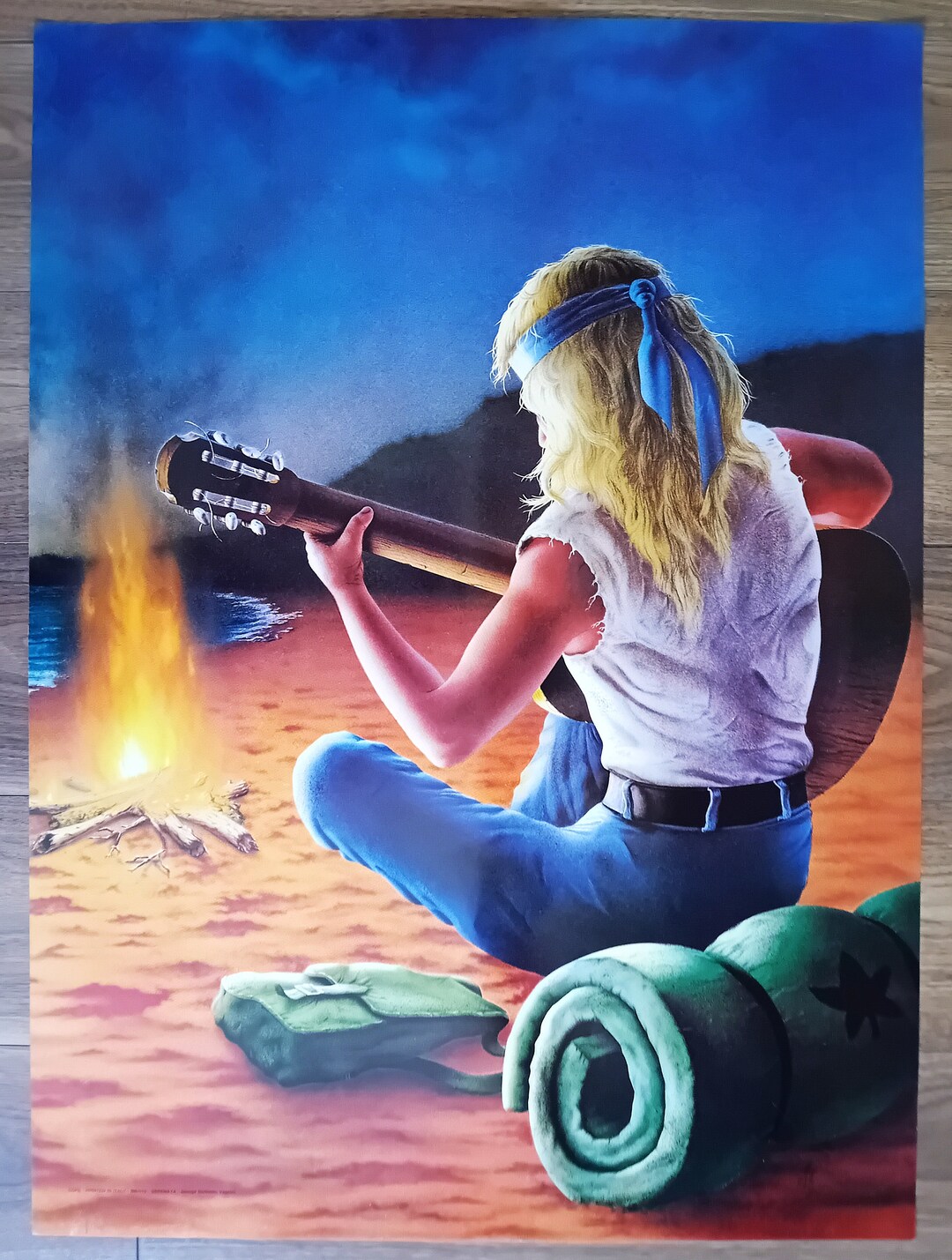 Serenata Art by Raffaello Vagnini Original 1980's Vintage Poster - Etsy