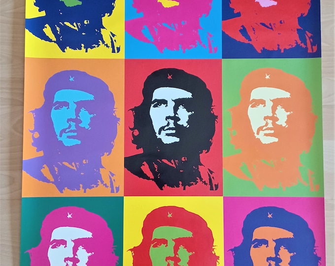 Che Guevara Original 1990's Pop Art Poster - Etsy