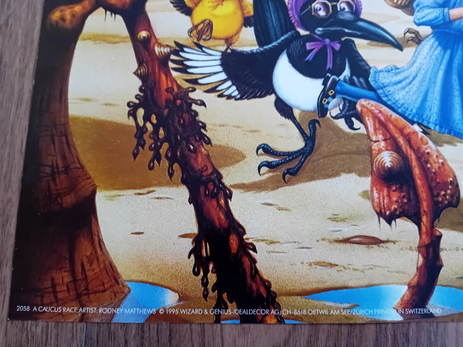 A Caucus Race Artist Rodney Matthews Original 1995 Vintage Poster - Etsy