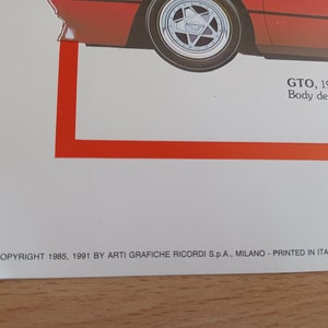 Ferrari Authentic 1991 Vintage Poster - Etsy