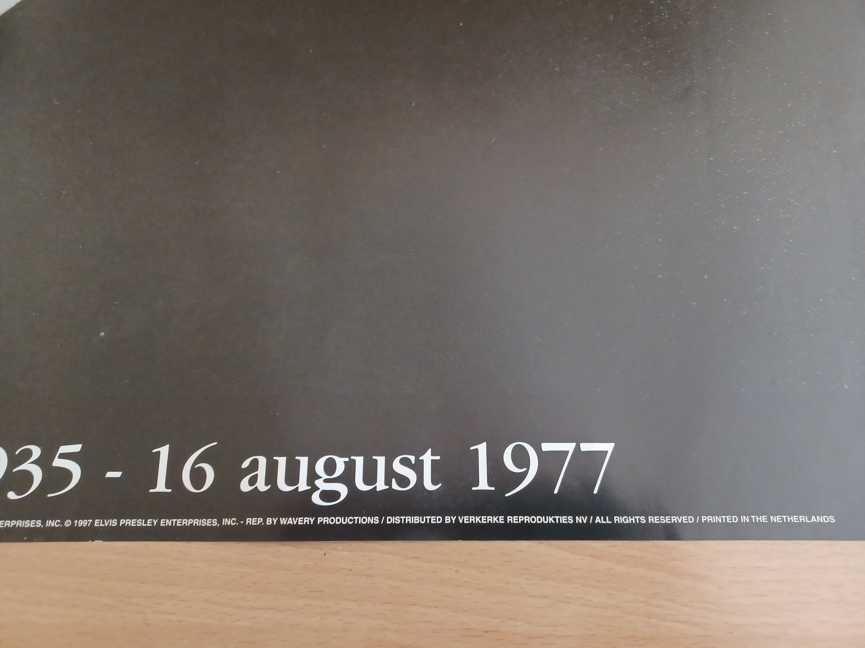 Elvis Presley Authentic Licensed 1997 Poster - Etsy