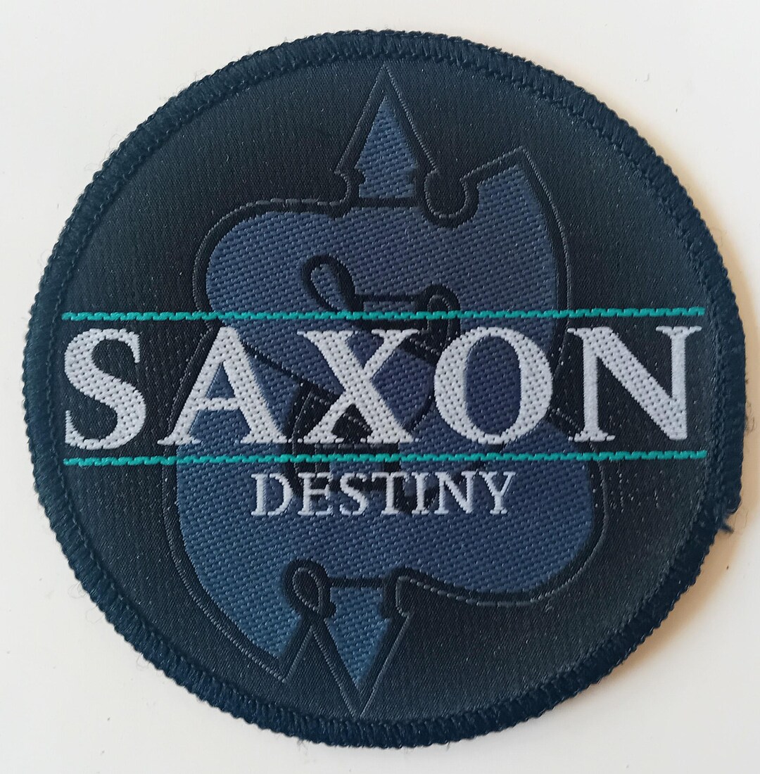 Saxon - Destiny Vintage 1980's Patch - Etsy
