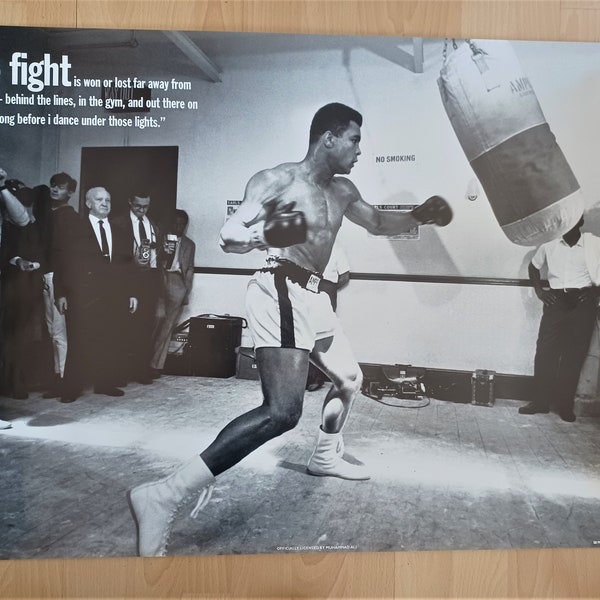 Muhammad Ali Fight Posters - Etsy