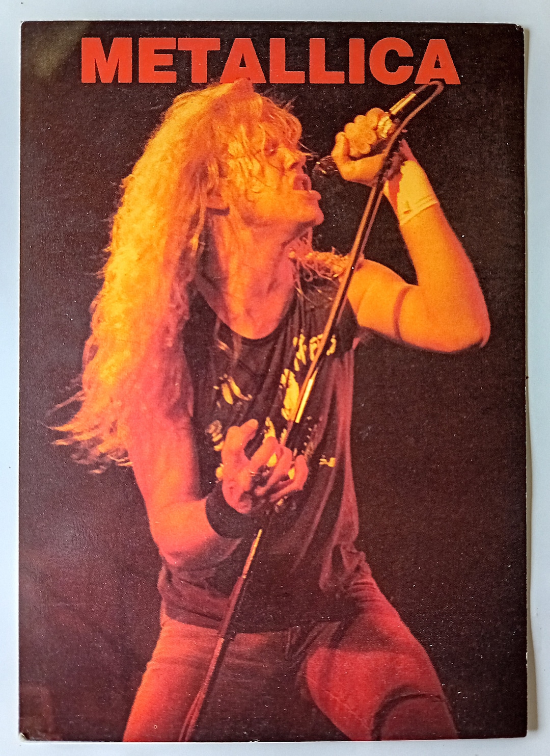 Metallica Original Vintage 1980's Postcard - Etsy
