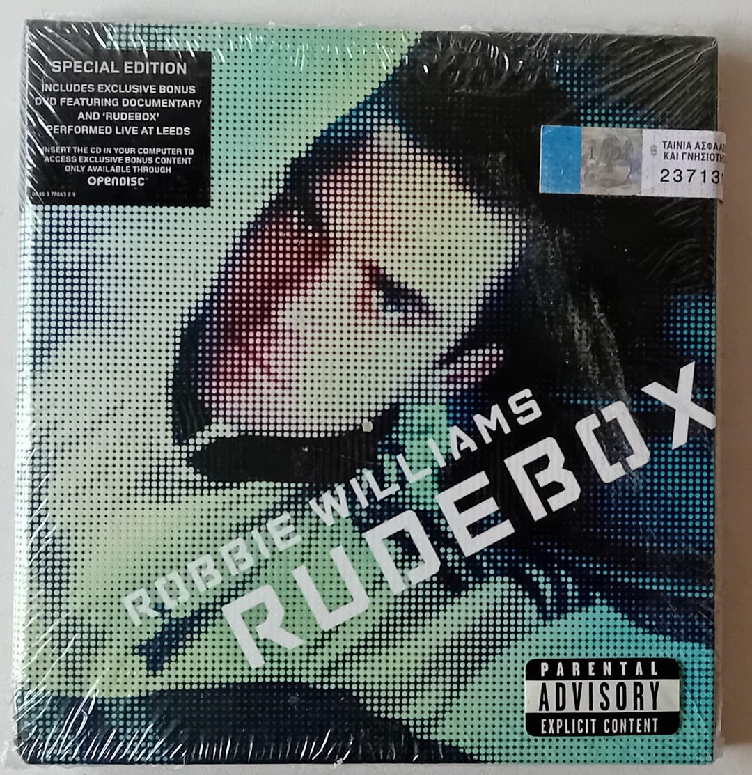 Robbie Williams Rudebox CD DVD PAL Special Edition Brand New Sealed - Etsy