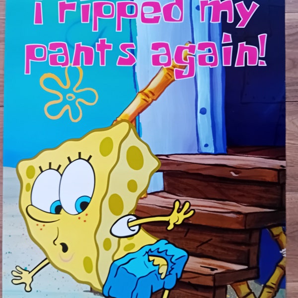 Spongebob Poster - Etsy