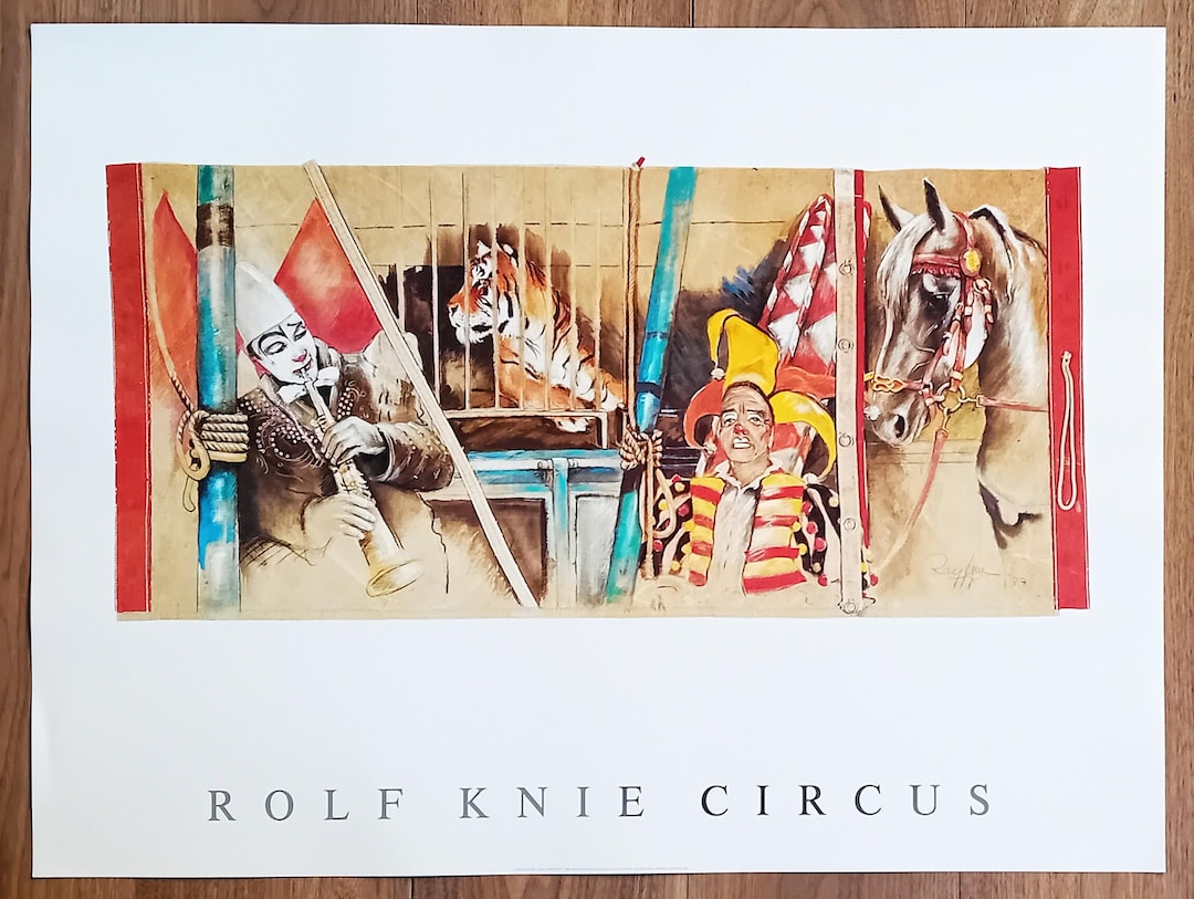 Rolf Knie 'circus' Original 1988 Wizard & Genuis Large Print Poster - Etsy
