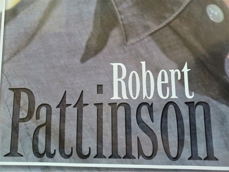 Robert Pattinson Original Poster - Etsy