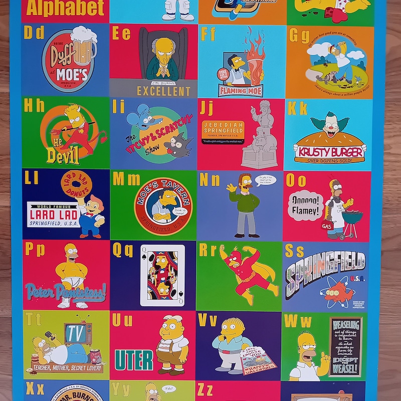 Simpsons Movie Wall - Etsy
