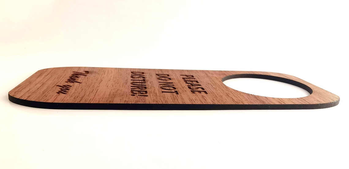 Personalized Do Not Disturb Wooden Door Sign, Custom Side, Door Sign ...
