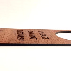 Personalized Do Not Disturb Wooden Door Sign, Custom Side, Door Sign ...
