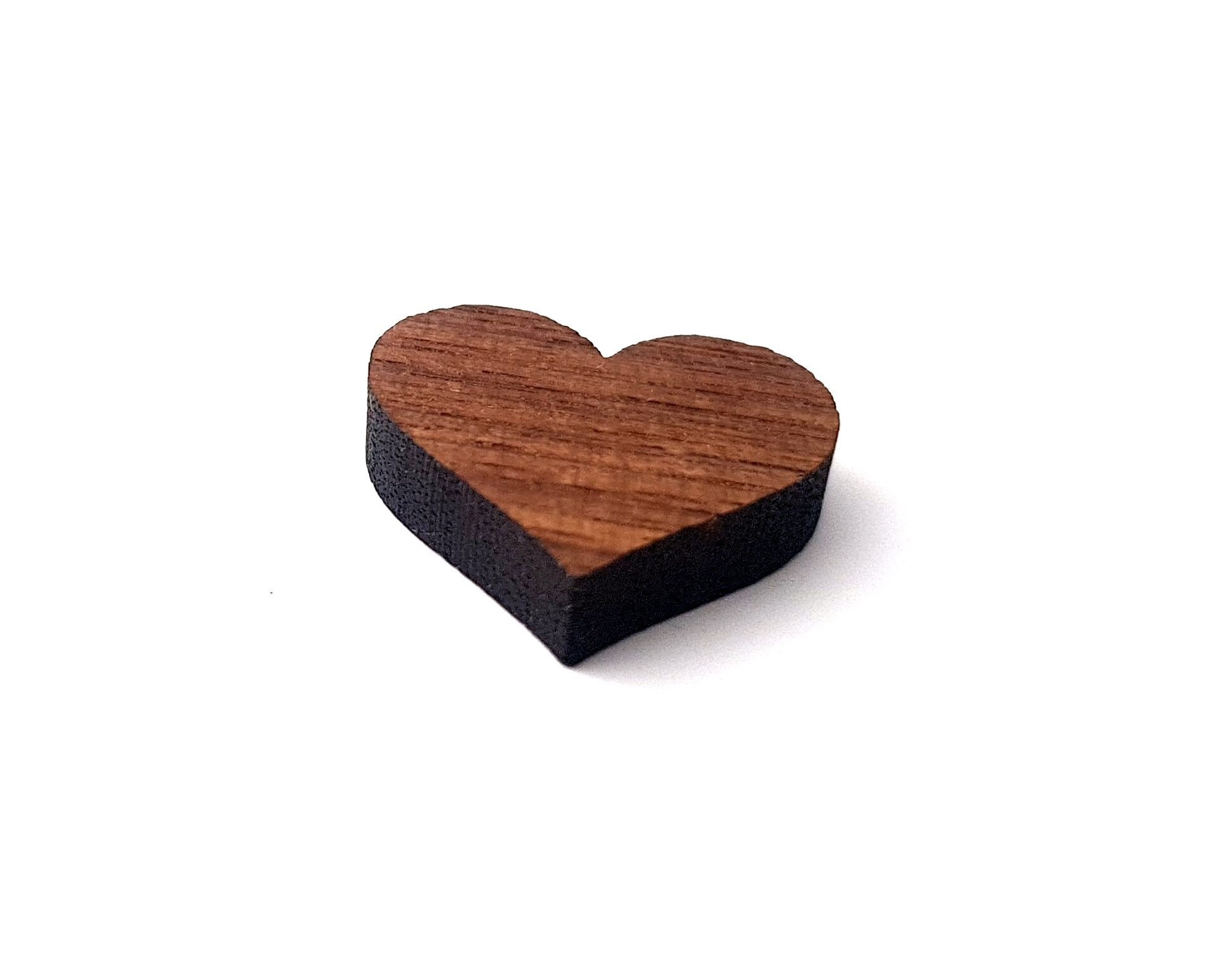 15x Small Wooden Hearts, Walnut Wood, Buyers Gifts, Friends Gifts ...