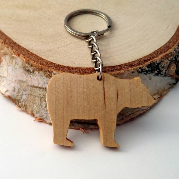 Bear Keychain - Etsy