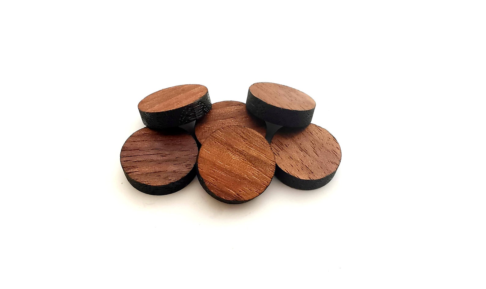 8x 20 Mm Small Wooden Cutouts Unfinished Cutouts Walnut | Etsy