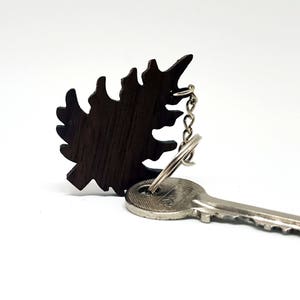 Spruce Tree Wooden Keychain, Christmas Tree Keychain, Nature Keychain ...