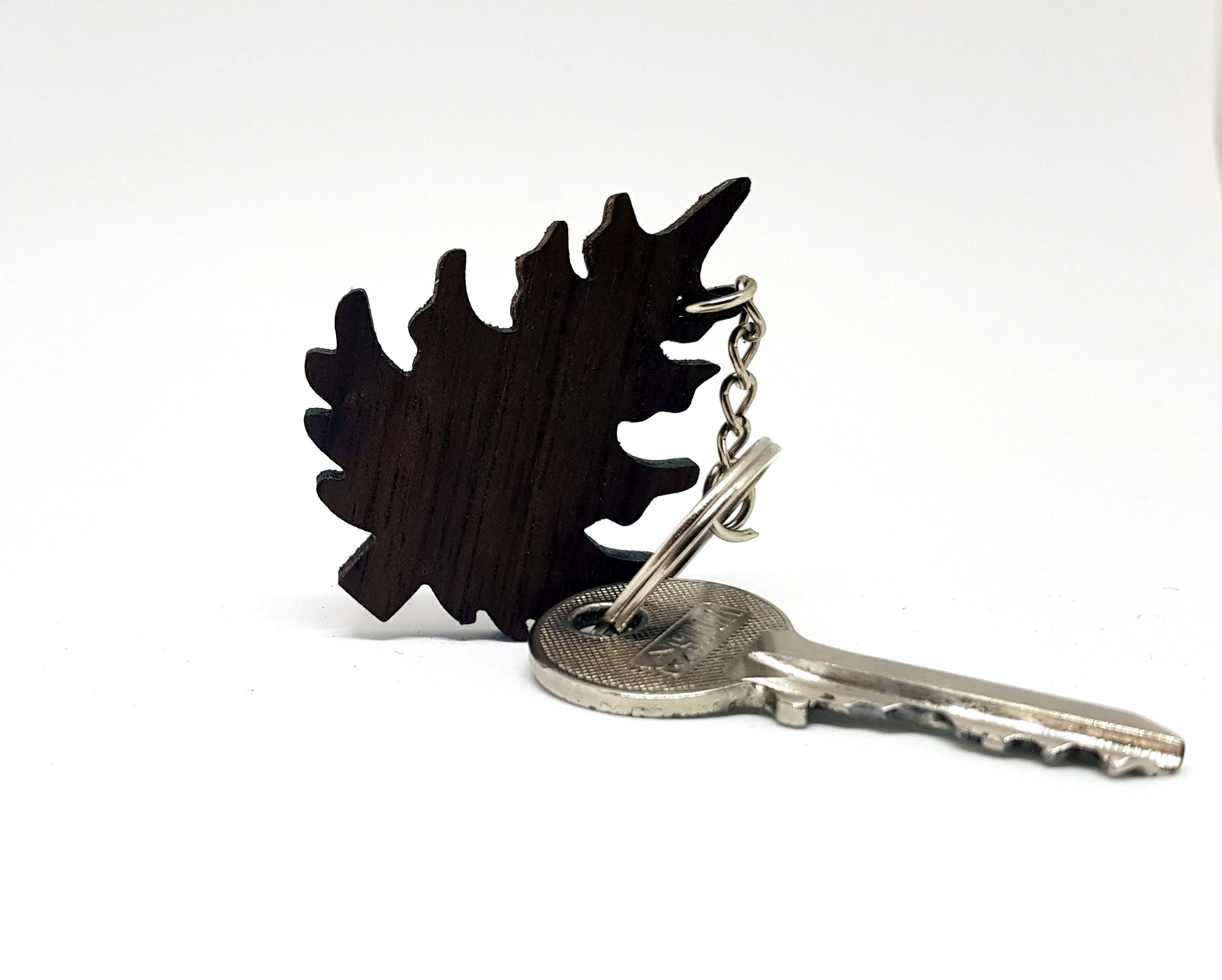 Spruce Tree Wooden Keychain Christmas tree Keychain Nature | Etsy