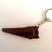 Wooden Saw Tool Keychain, Walnut Wood, Environmental Friendly Green ...