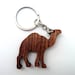 Wooden Camel Keychain, Walnut Wood, Animal Keychain, Camel Cigarretes ...
