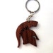 Wooden Spartan HELMET Keychain, Spartan Warrior Keychain, Spartan ...