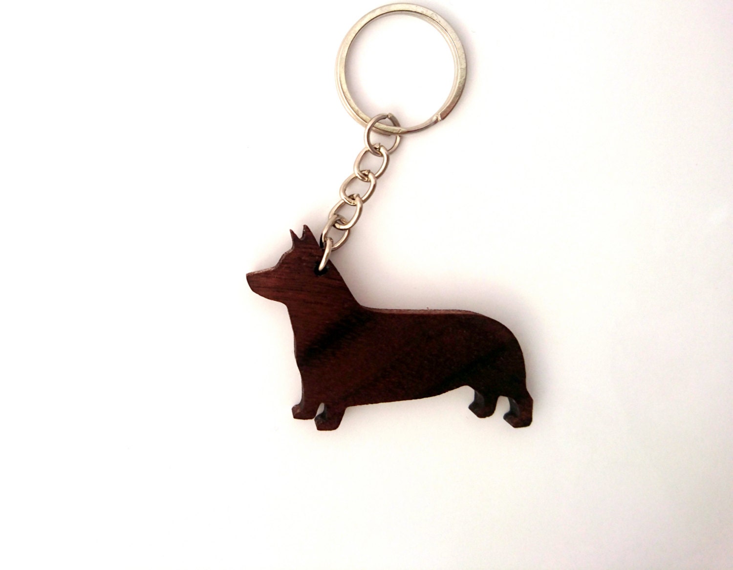 Wooden Welsh Corgi Dog Keychain Corgi Animal Keychain Dog - Etsy