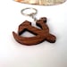 Wooden Hammer and Sickle Keychain, Communist Symbol Keychain, Russian ...