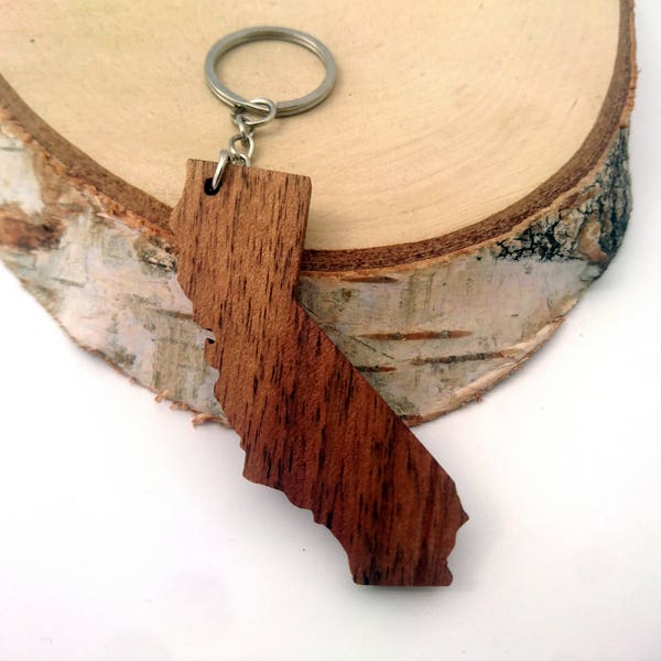 Wooden Keychain - Etsy