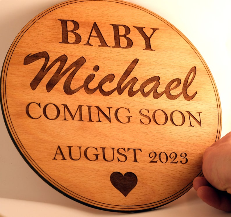 New Baby Announcement Sign Social Media Photo Session Signs - Etsy