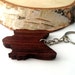 Wooden Fox Head Keychain, Walnut Wood, Animal Keychain, Environmental ...