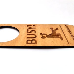 Personalized Do Not Disturb Wooden Door Sign, Door Sign, Busy Sign ...