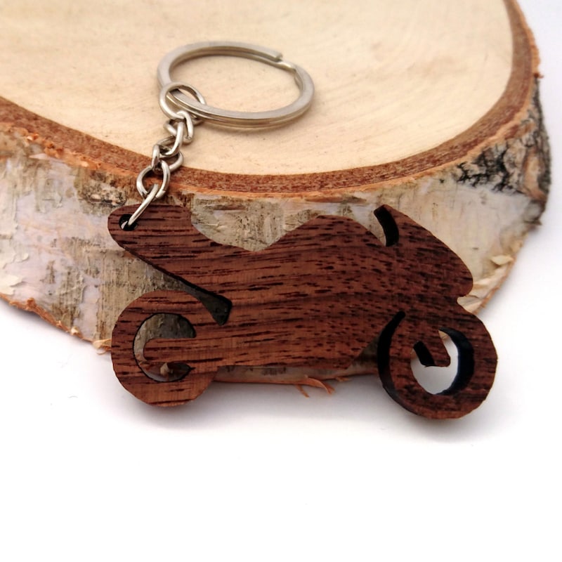 Motorcycle Keychain - Etsy