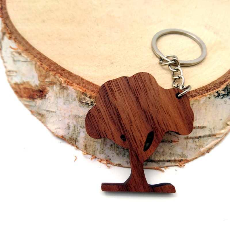 Tree Keychain - Etsy