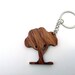 Wooden Tree Keychain, Walnut Wood, Nature Keychain, Environmental ...