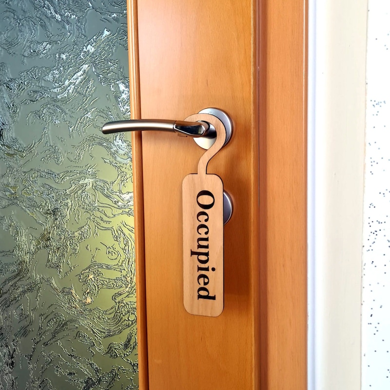 Occupied Sign - Etsy
