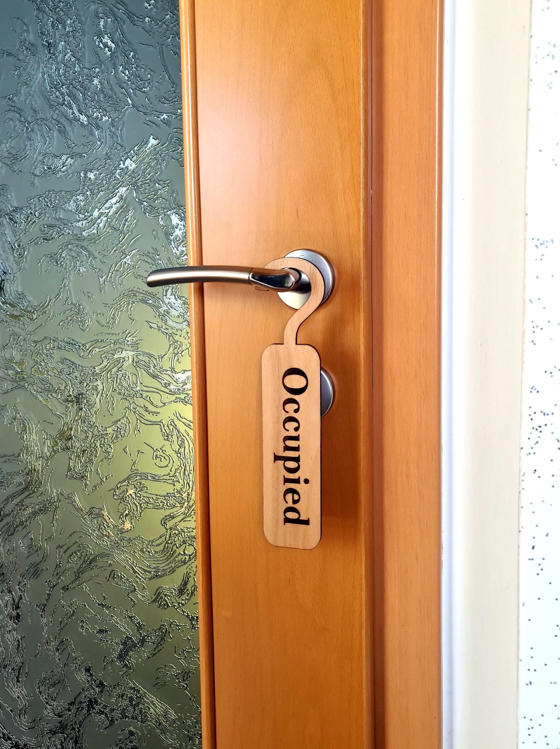 Occupied Door Handles