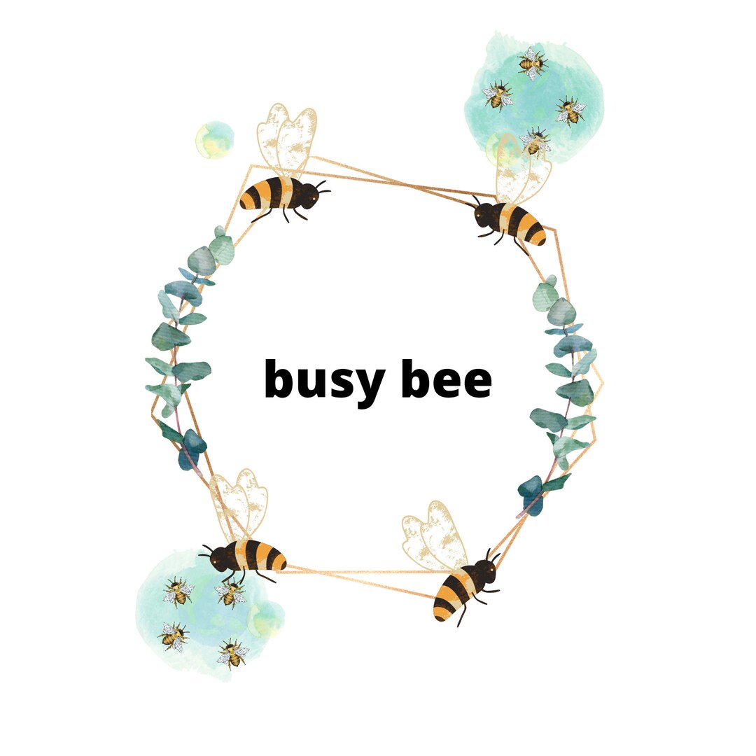 Busy Bees Wall Art, Bees Picture, Bee Hive Art, Bumble Bee Art, Honey ...