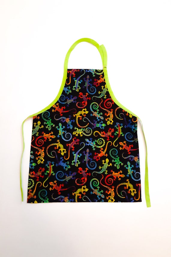 Lazy Lizard Apron Childrens Apron Kids Apron Dress up | Etsy