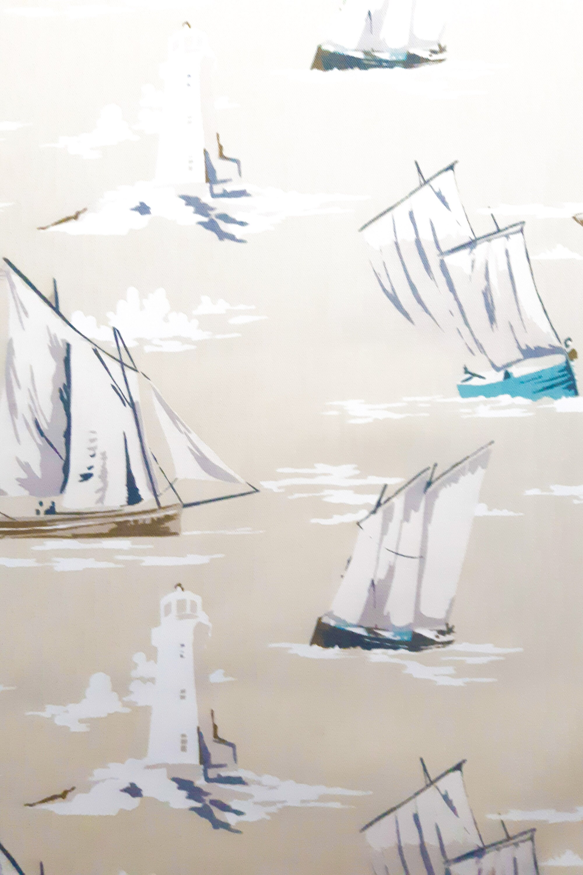 Lighthouses & Ships Coastal Apron Kitchen Apron Cooking - Etsy